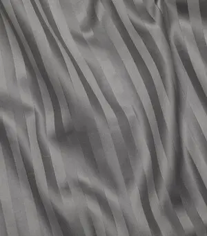 PRATESI Raso Rigato Super King Duvet Cover - Grey