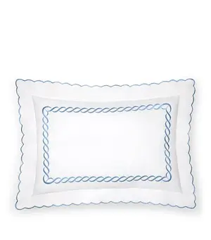 PRATESI Treccia Pillowcase Blue
