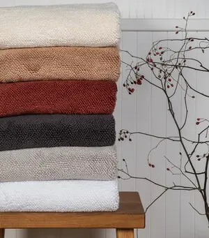 HAMAM Cotton Pera Face Cloth - Neutral