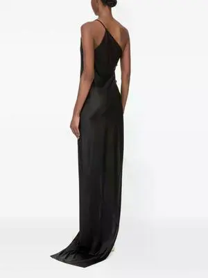 Rick Owens One-shoulder Maxi Dress - Black
