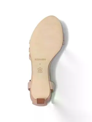 Bernardo Lima Strappy Kitten Heel Sandals - Neutrals