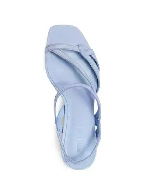 Bernardo Gyoda Square-toe Strappy Sandals - Blue