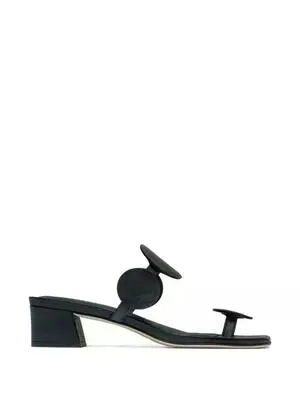 Square Toe Block Heel Sandals