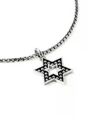John Hardy Star Of David Sterling Pendant Necklace