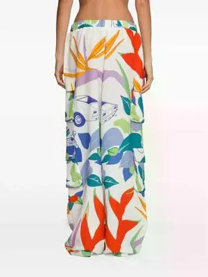 AMIR SLAMA Printed Cargo Trousers