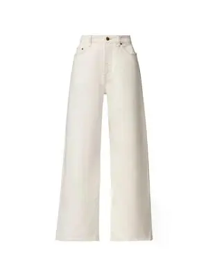 Fabiana Filippi Belt-loop Pocket Wide Leg Jeans