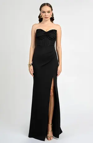 BARIANO Mara Corset Maxi - Black