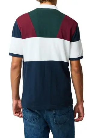 Rodd & Gunn Heathridge Original Fit Colorblock Cotton Piqué Polo - Eclipse
