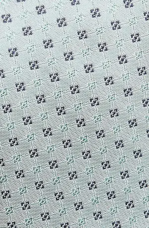 BOSS Silk Jacquard Tie - Open Green