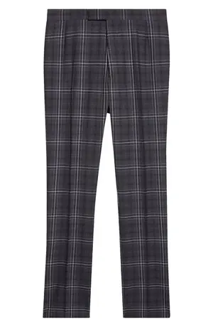 Thom Browne Plaid Wool Backstrap Trousers - Black