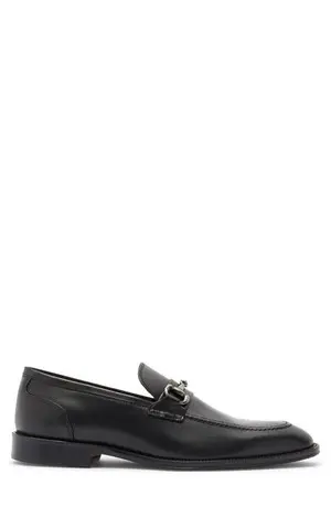 Nordstrom Italian Collection Manarola Bit Loafer - Black Leather