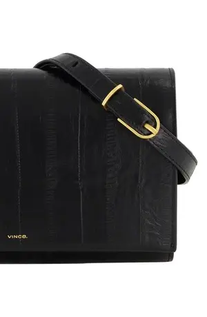 Vince Eel Embossed Leather Wallet On A String
