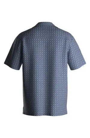 BOSS Beach Camp Shirt - Blue