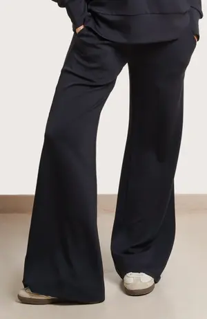 NOM MATERNITY Naomi Maternity Lounge Pant Wide Leg Drawstring