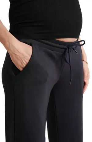 NOM MATERNITY Naomi Maternity Wide-leg Lounge Pants