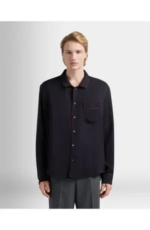 Bally Christmas Capsule Shirt In Twill