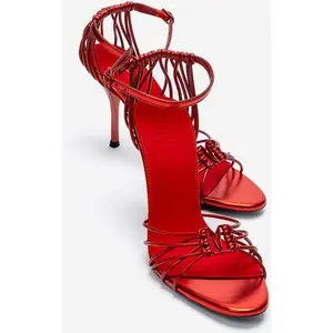 PROLOGUE SHOES Arona Stiletto Sandals Red