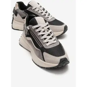 PROLOGUE SHOES Rocca Zip Sneaker - Black
