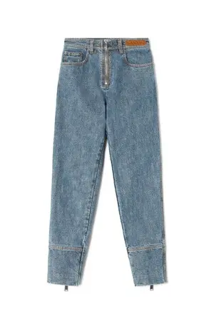 LANVIN Zipped Denim Pants - Pale Blue
