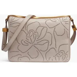 Donna Karan New York Jericho Floral Shoulder Bag - Sand