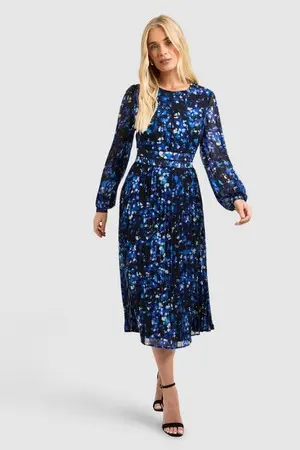 Petite Floral Midi Dresses