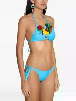 AMIR SLAMA Appliqué Bikini