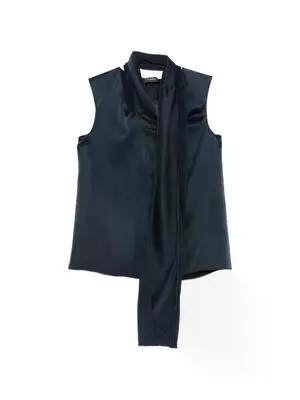Max Mara Draped Sleeveless Top - Blue