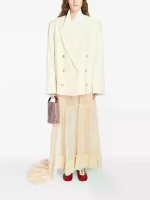 Dries Van Noten Oversized Double-breasted Blazer - Neutrals