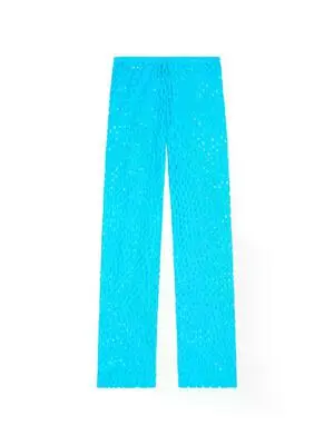 Dries Van Noten Drawstring Jersey Trousers - Blue
