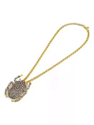 Begum Khan Pharaoh Pendant Necklace - Silver