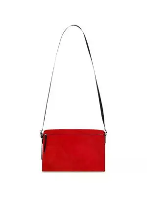 Dries Van Noten Suede Crossbody Bag - Red