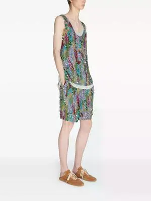 Dries Van Noten Sequin-embellished Shorts