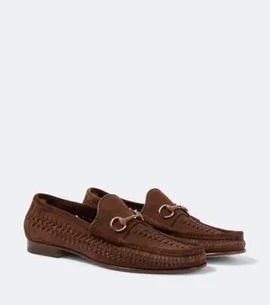 Gucci Suede Loafers - Variation Brown