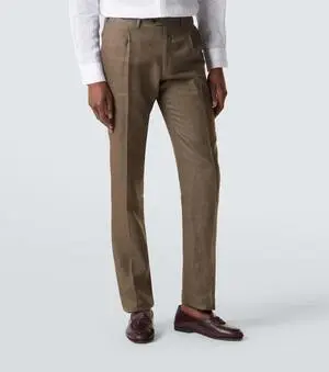 Kiton Linen, Wool, And Silk Suit