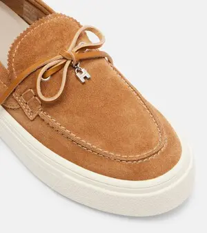 Hogan Suede Boat Shoes