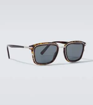 Dior Diorblacksuit S18u Square Sunglasses - Brown
