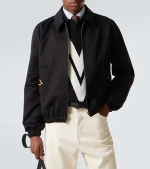 Valentino Garavani Vgold Cotton Blouson Jacket