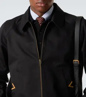 Valentino Garavani Vgold Cotton Blouson Jacket