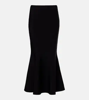Roland Mouret Knitted Midi Skirt - Black