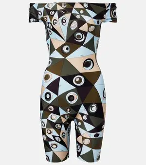 Emilio Pucci Occhi Off-shoulder Jumpsuit - Multicoloured