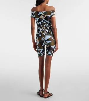 Emilio Pucci Occhi Off-shoulder Jumpsuit - Multicoloured