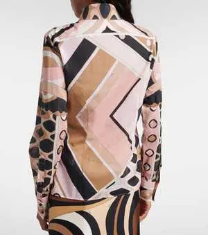 Emilio Pucci Vivara Printed Cotton Shirt - Multicoloured
