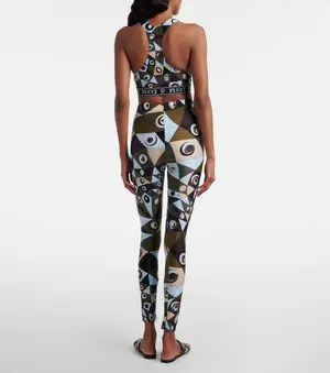 Emilio Pucci Occhi Leggings - Multicoloured