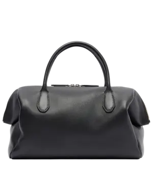 THE ROW Faye Leather Top-handle Bag - Black