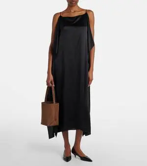 THE ROW Park Edge N/s Suede Bucket Bag - Brown