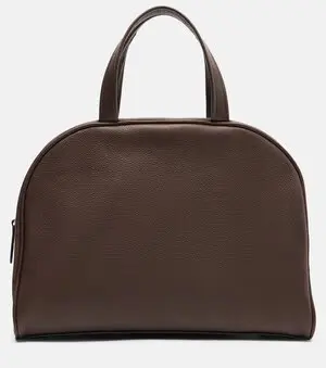 THE ROW Bindle Small Leather Tote Bag - Brown