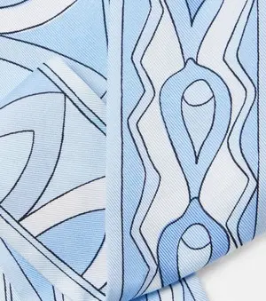 Emilio Pucci Printed Silk Twill Scarf