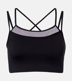 ERES Cooper Tulle-trimmed Sports Bra - Black