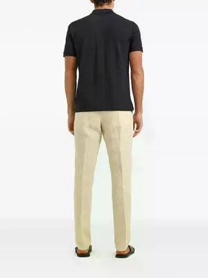 Orlebar Brown Bruno Pique Polo Shirt - Black