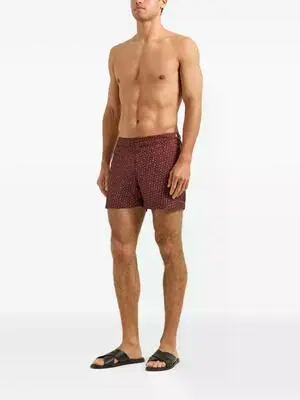 Orlebar Brown Patterned Swim Shorts - Red